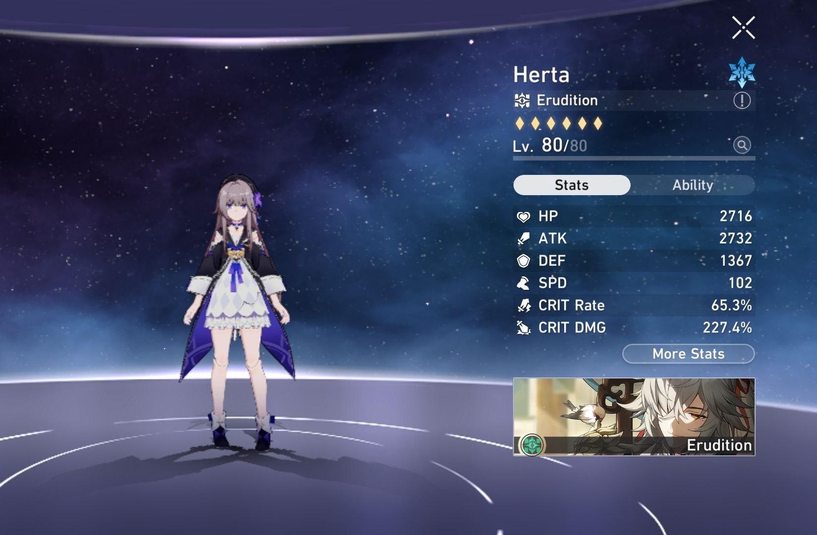 Updated Herta build Honkai: Star Rail | HoYoLAB