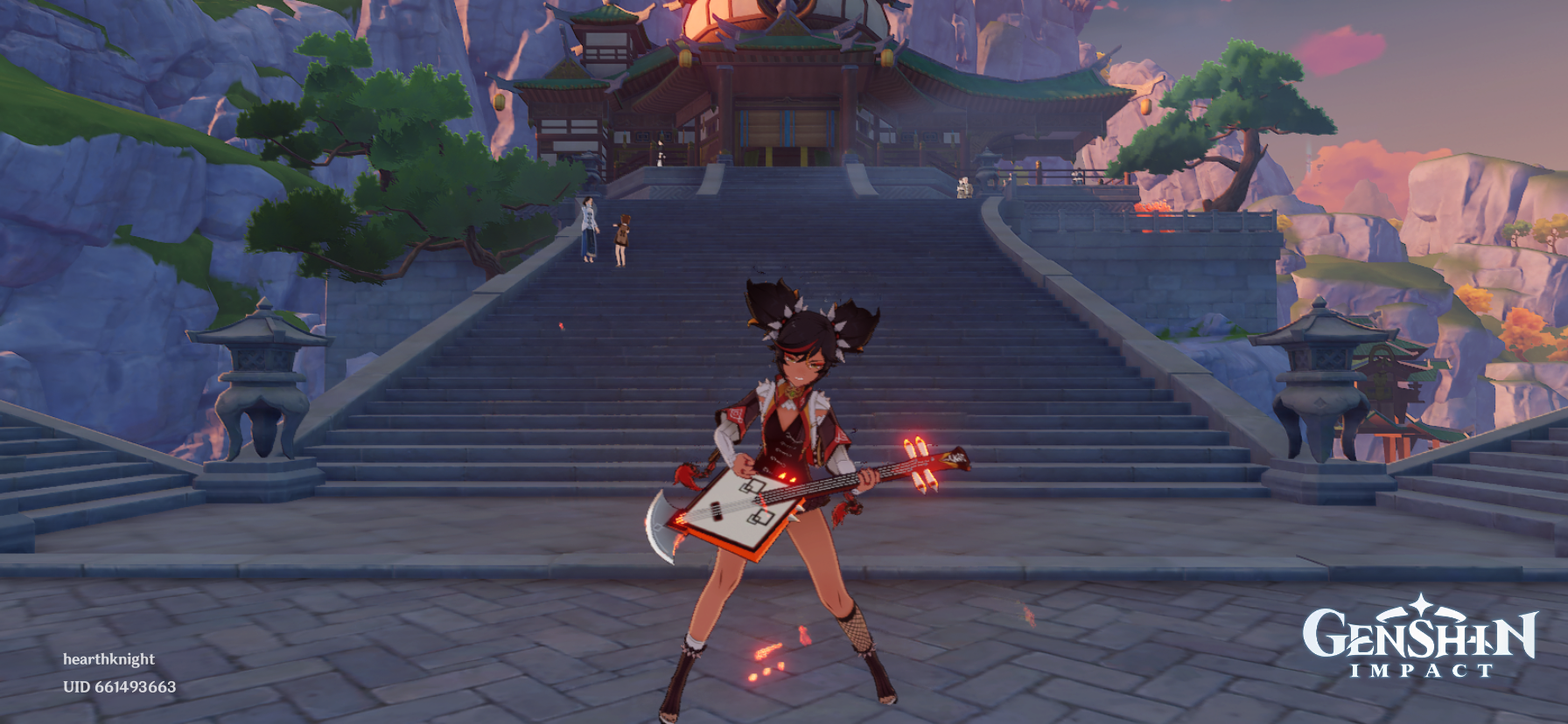 Xinyan rocking it out in liyue Genshin Impact | HoYoLAB