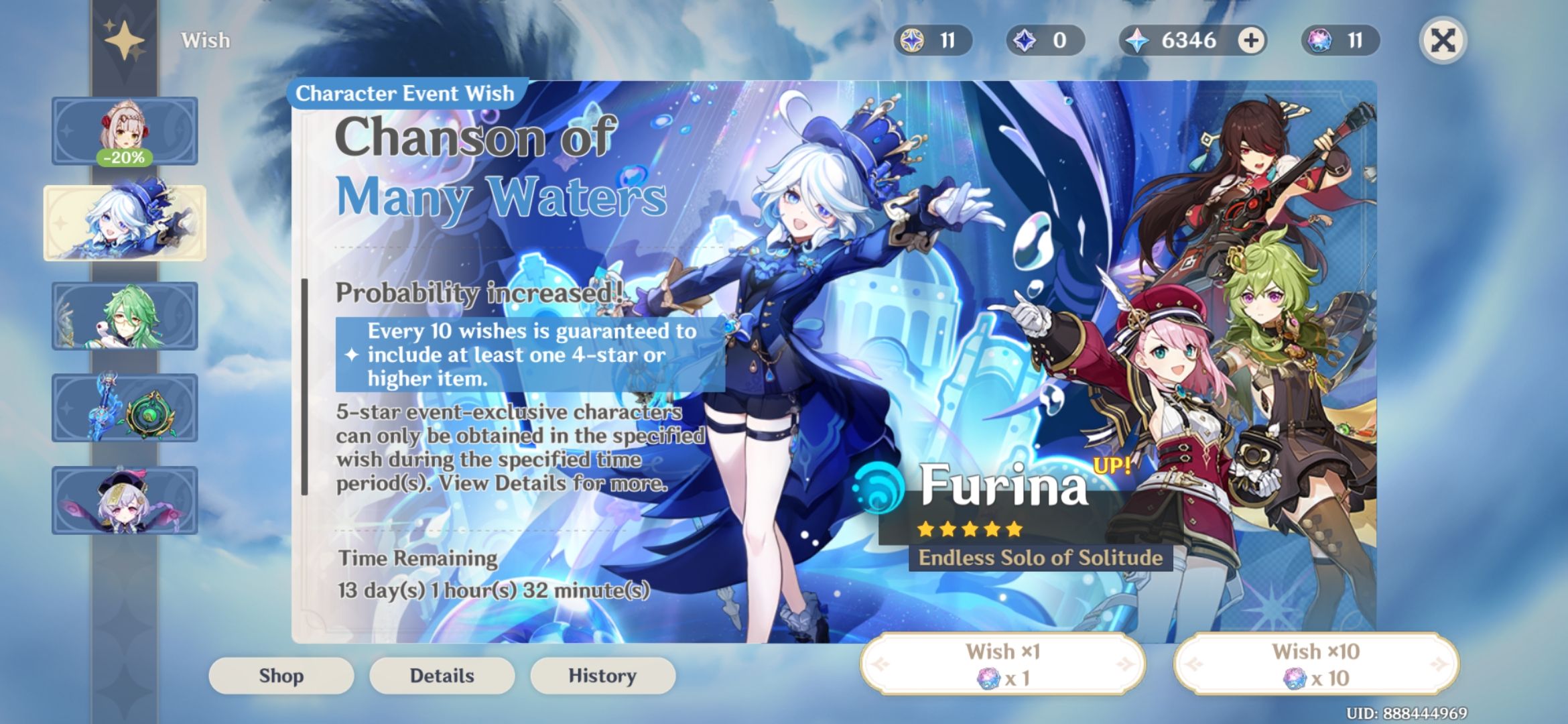 thank you so much hoyoverse for this beautiful tall anemo furina