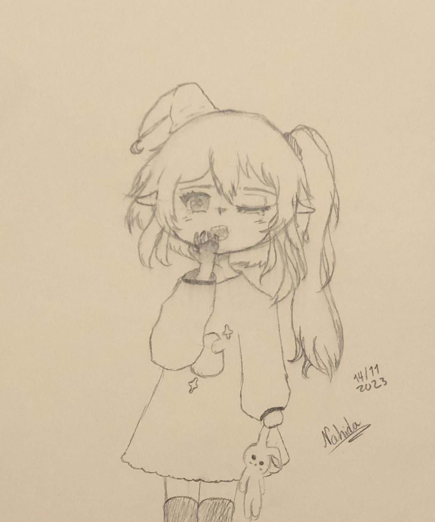 Trying to draw nahida !! | HoYoLAB