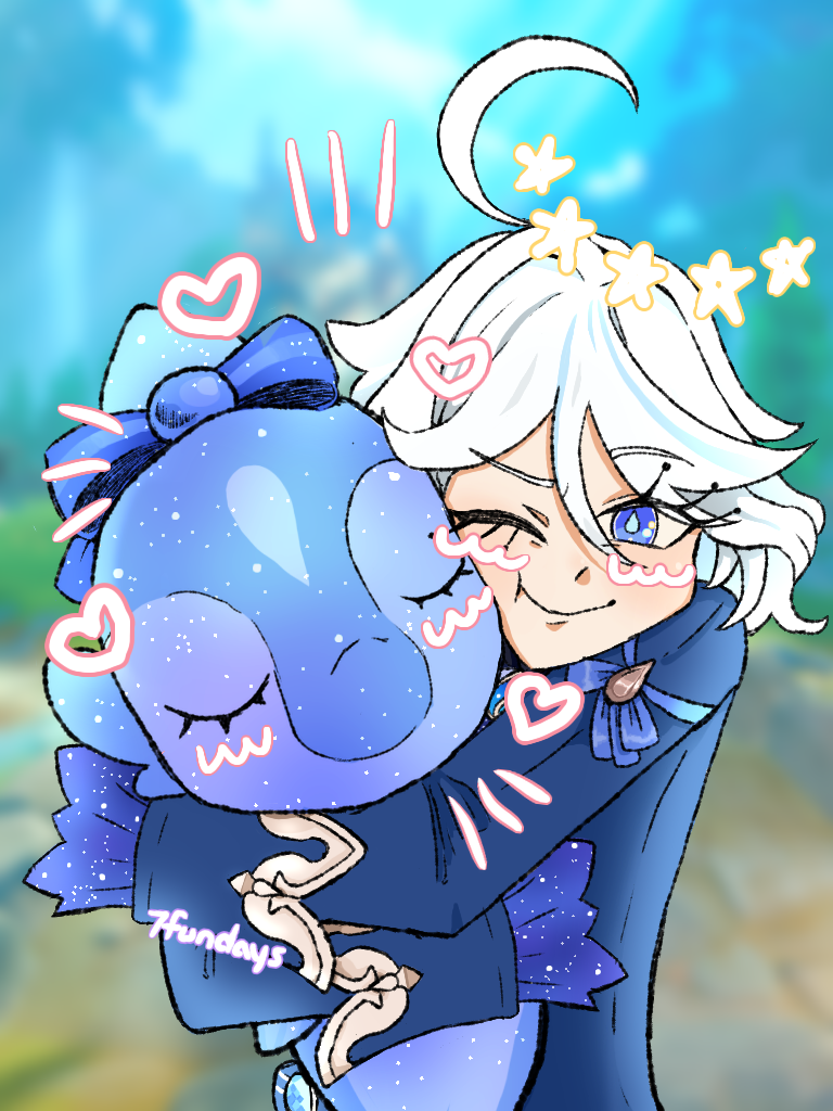 Furina and her Bubbly Seahorse!! Genshin Impact | HoYoLAB