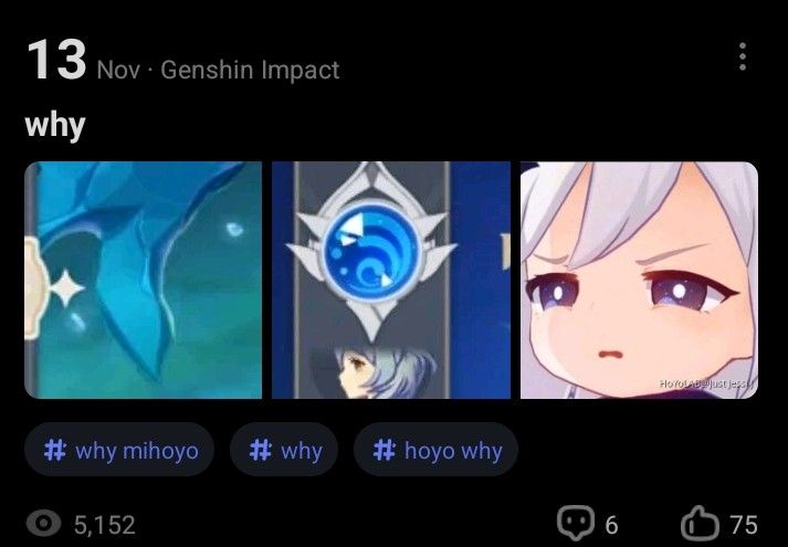 I'm crying Genshin Impact | HoYoLAB