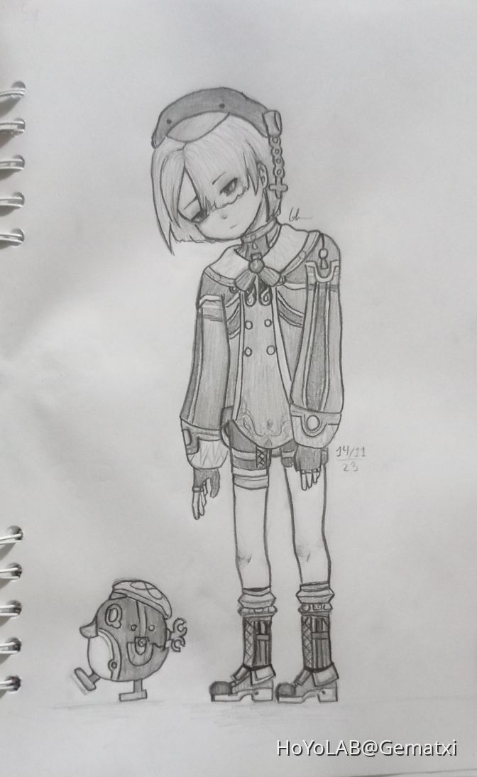 Dibujo de Fréminet sad :C Genshin Impact | HoYoLAB