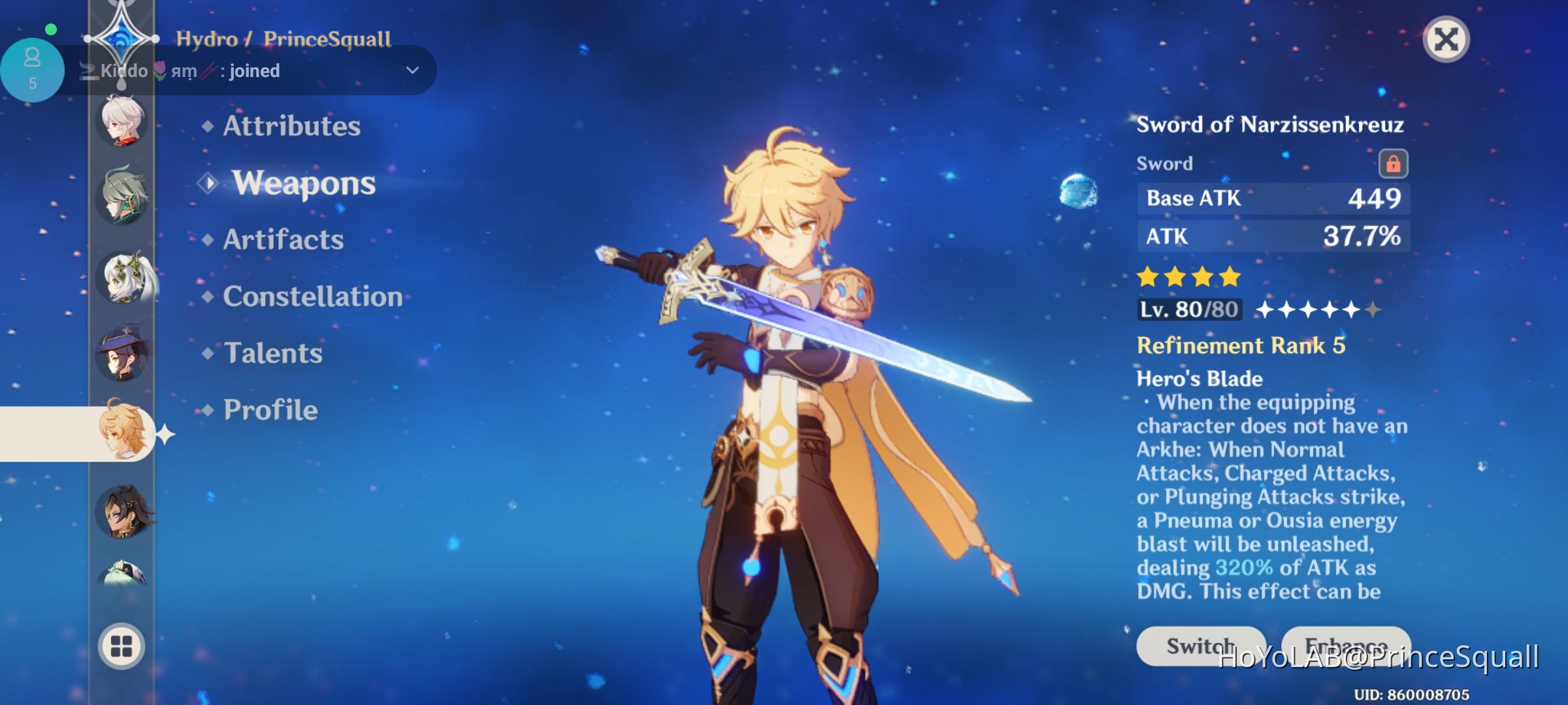 The Holy Sword that can have either of the Arkhe (Ousia or Pneuma)! 🗡️😱 ...