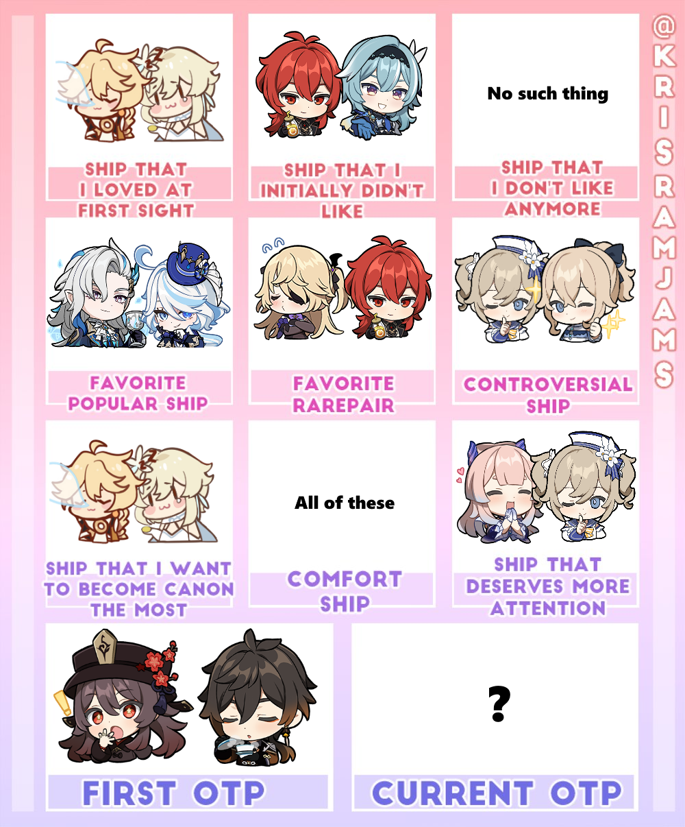 My peculiar Genshin ships Genshin Impact | HoYoLAB