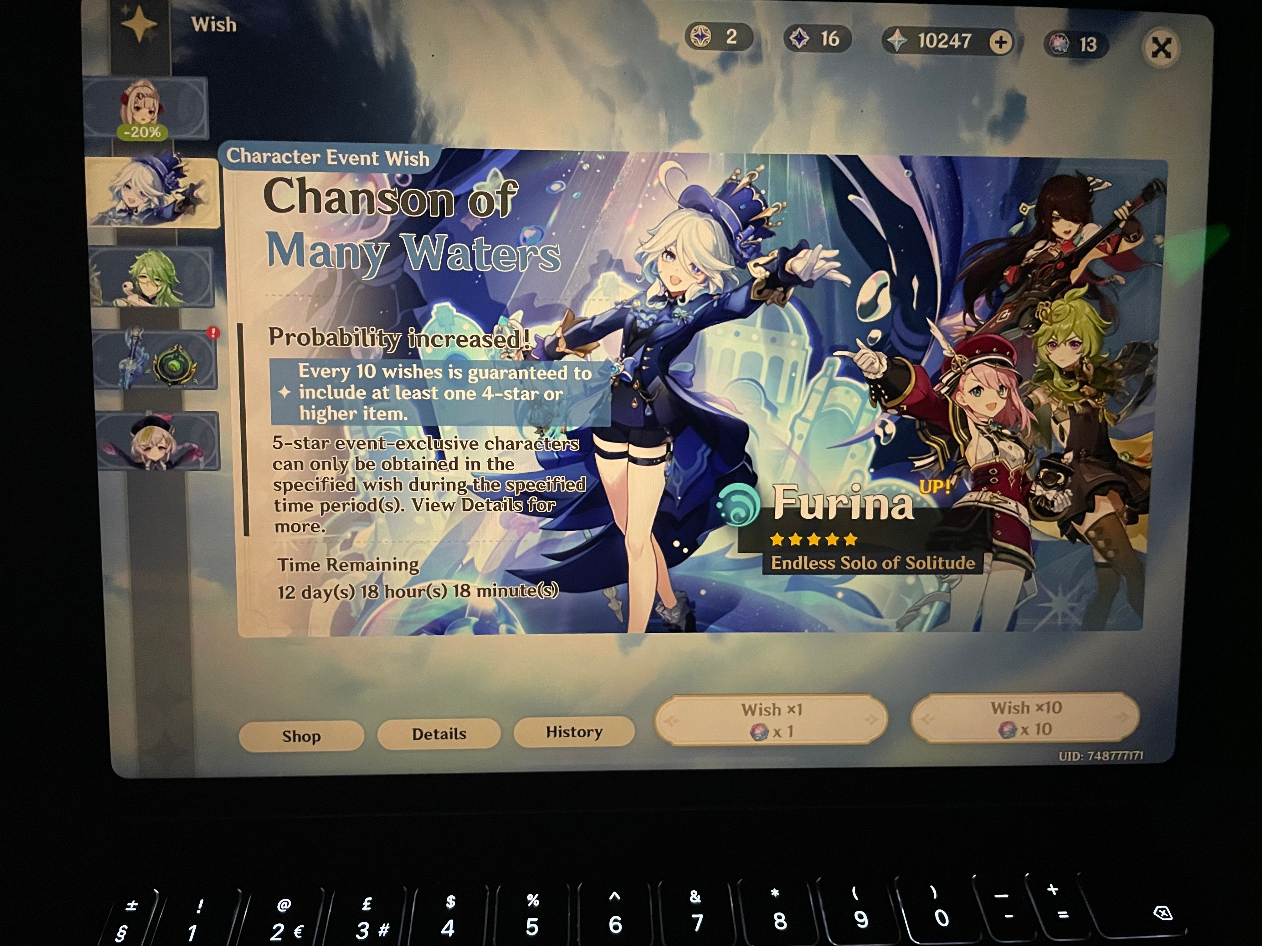 Day I lost my patience I rlly want to pull but I can’t *saving for nahida/skirk/archelino*🥲 ...