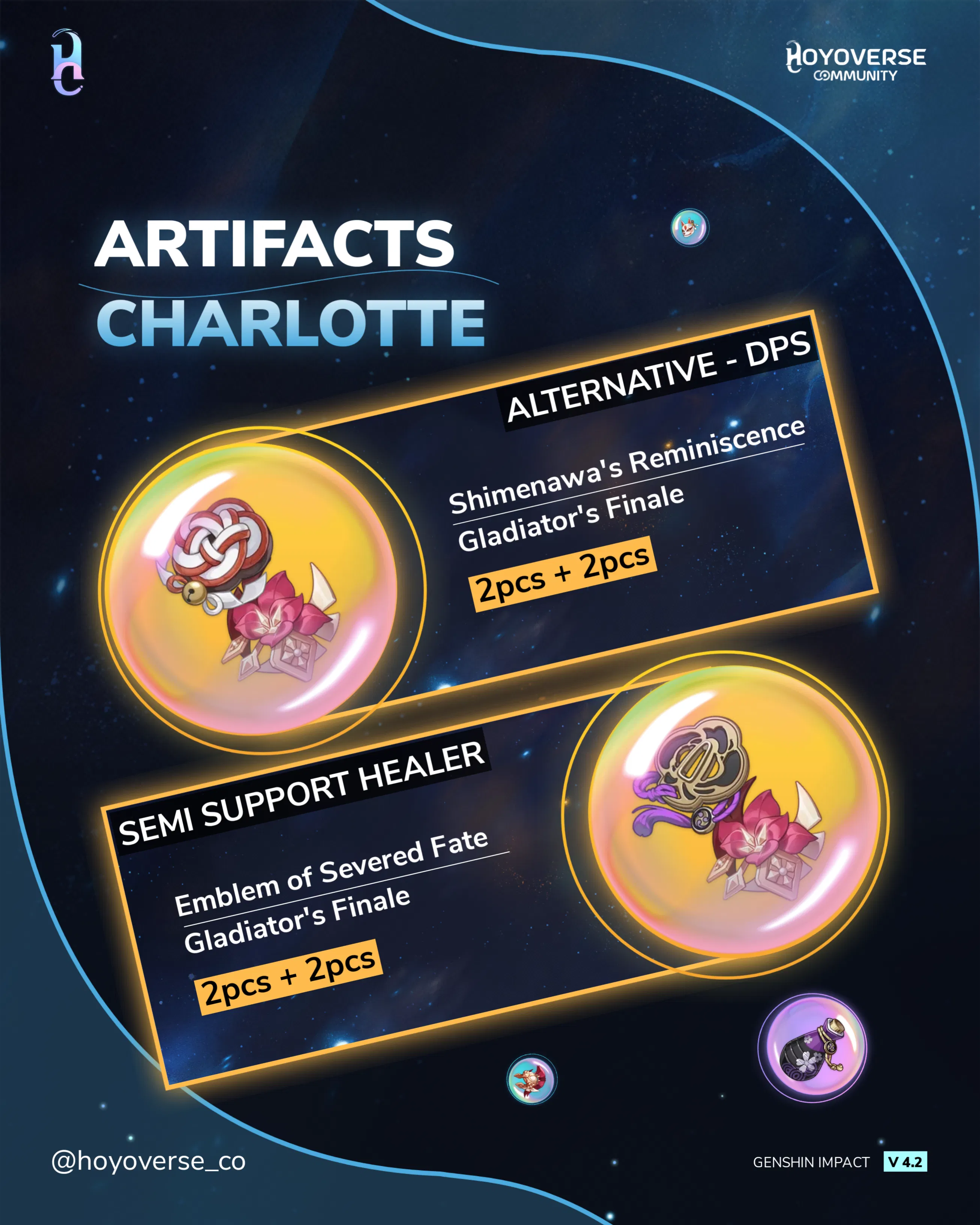 CHARLOTTE BUILD - GENSHIN IMPACT V4.2 Genshin Impact | HoYoLAB