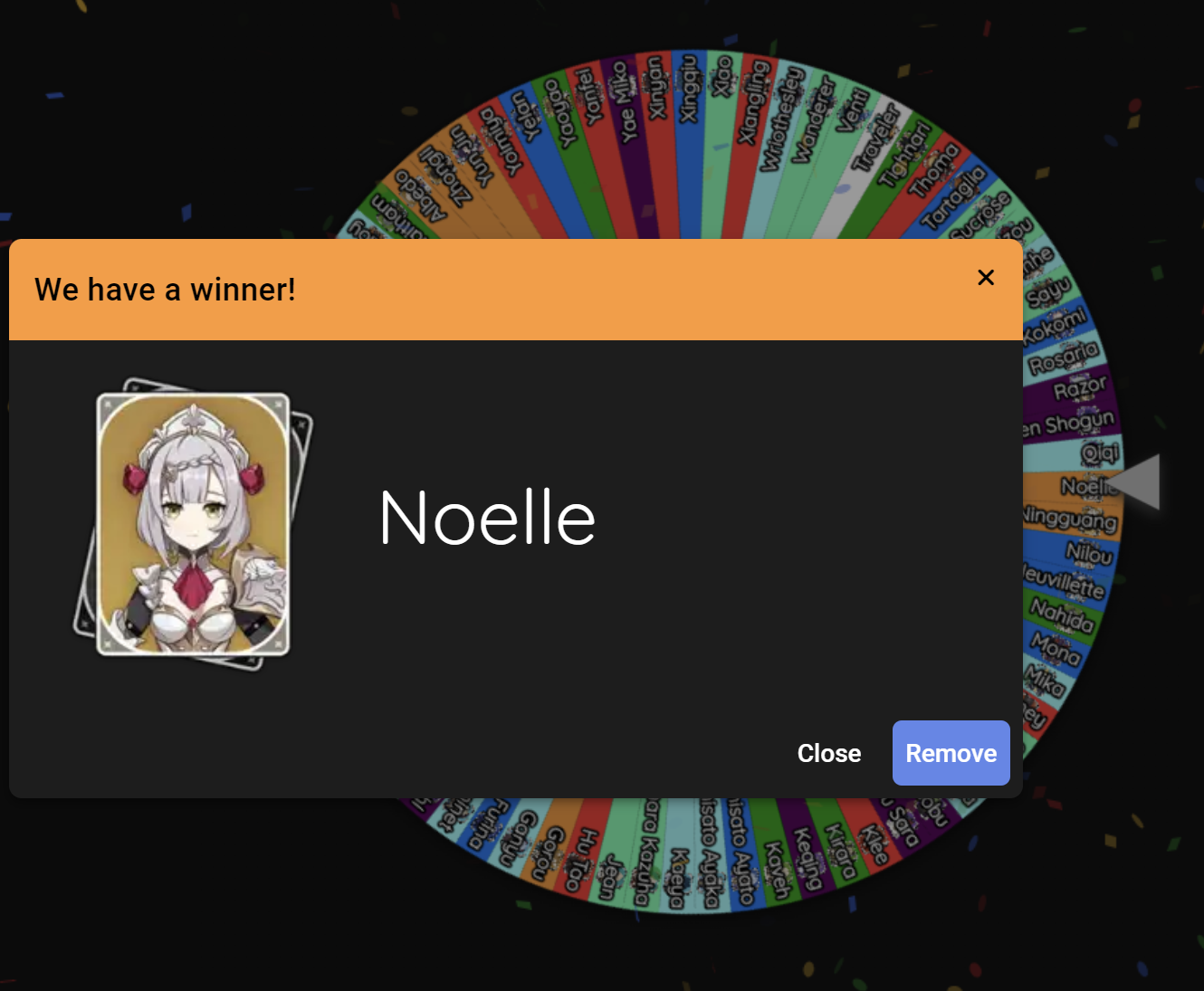 Random Character Wheels Genshin Impact | HoYoLAB