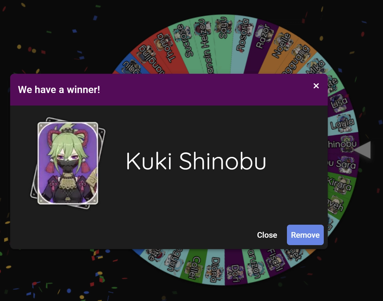 Random Character Wheels Genshin Impact | HoYoLAB