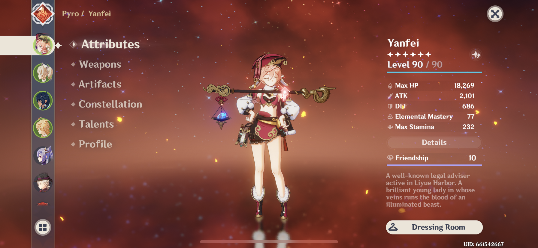 Is this good for my yanfei? Genshin Impact | HoYoLAB