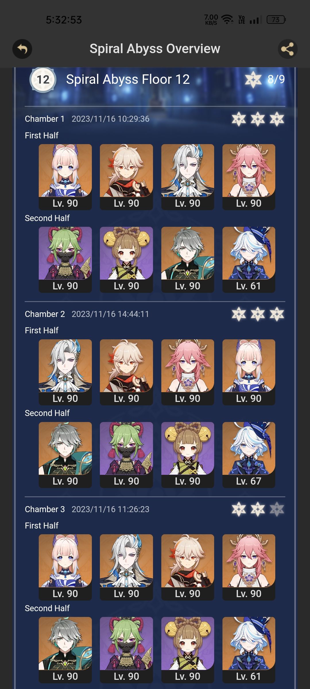 Hi guys please tell me which other team i can use to clear floor 12-3 ...