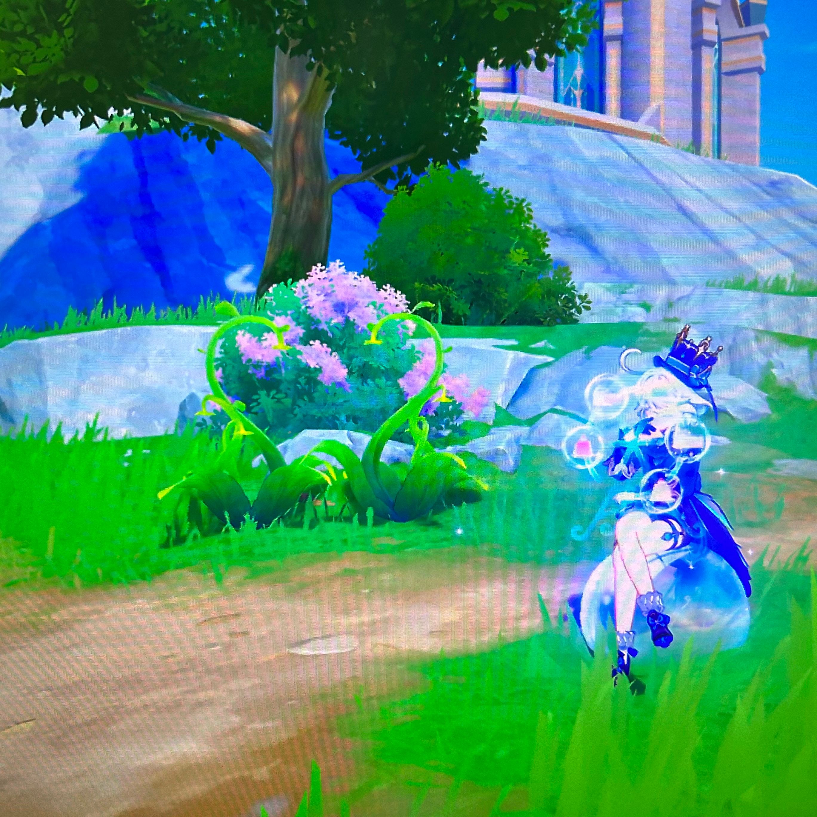 Waiting someone to join my world for the coop chest Genshin Impact ...