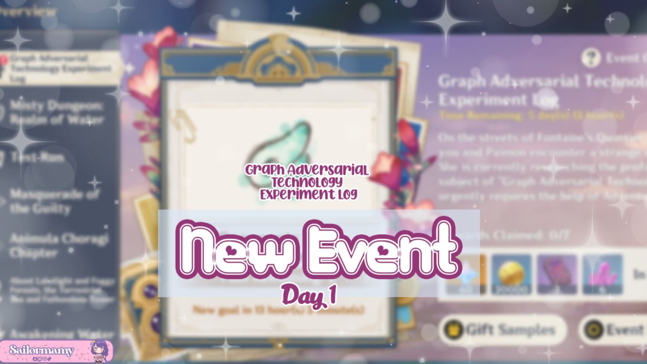 [V4.2] Graph Adversarial Technology Experiment Log - DAY 1 Genshin ...