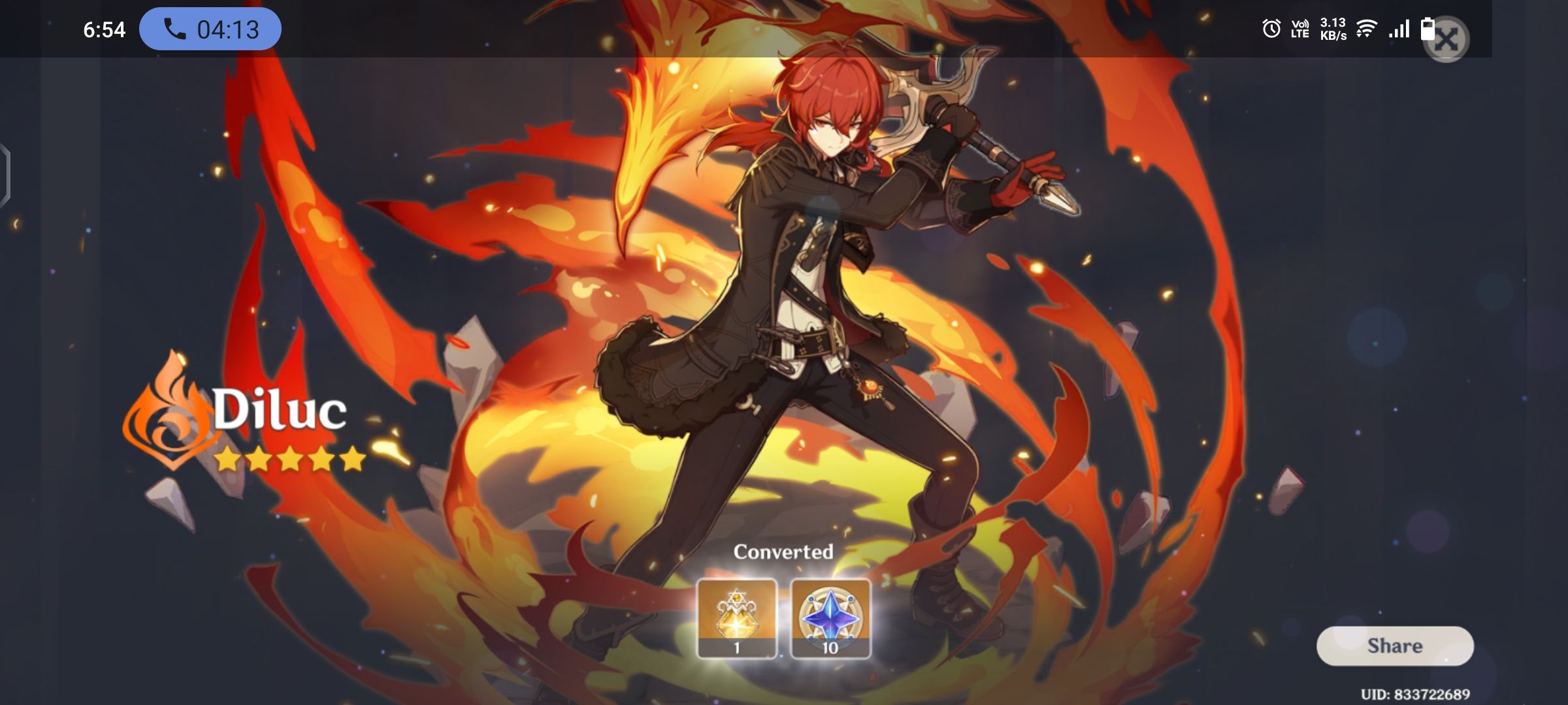 got a Furina with red hair and pyro vision. cool. Genshin Impact | HoYoLAB