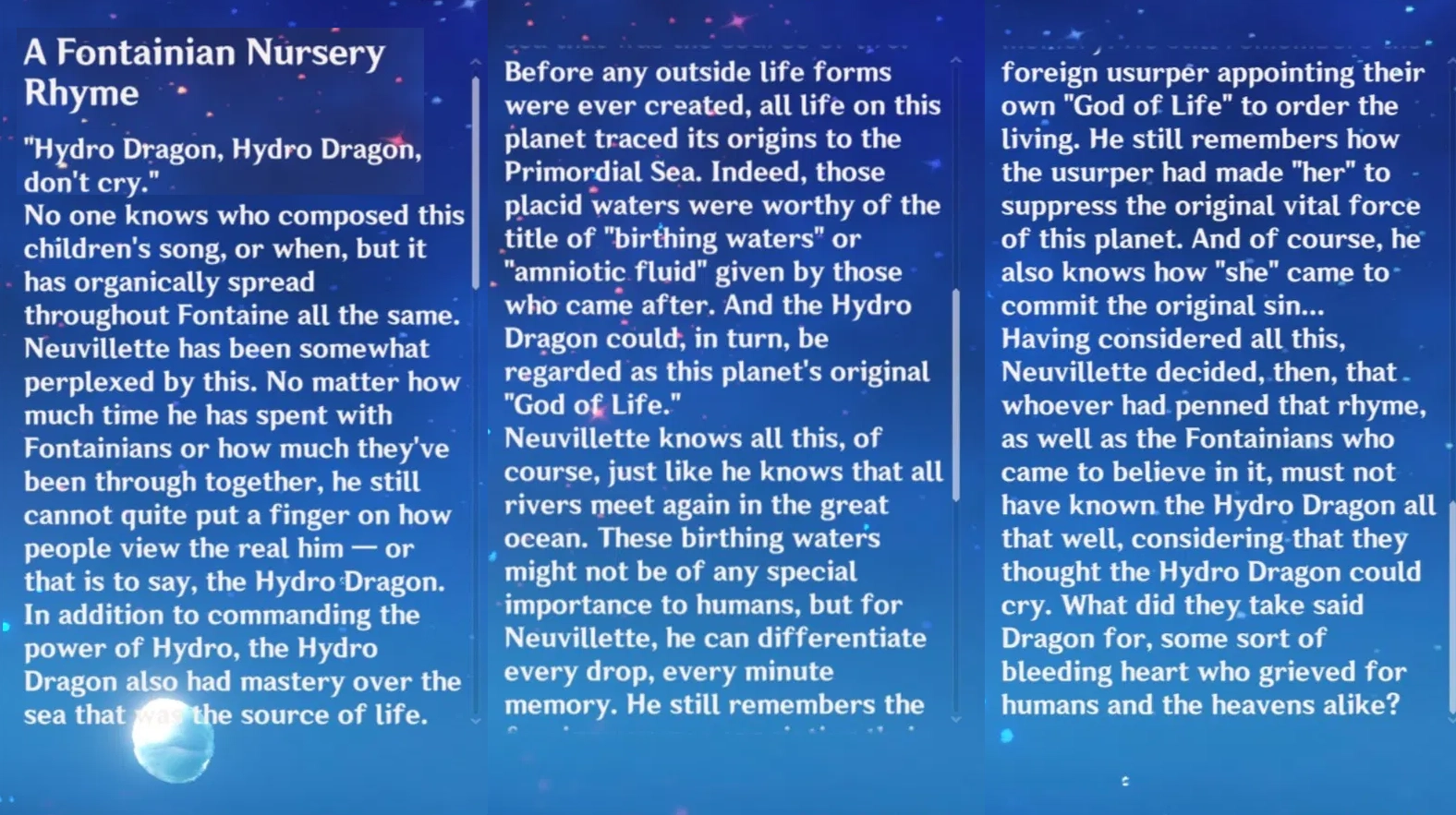 Hydro Dragon, Hydro Dragon, don't cry Genshin Impact | HoYoLAB