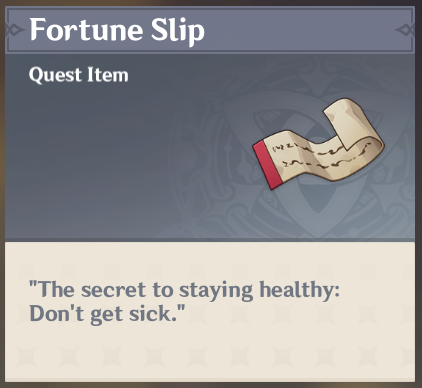 Fortune Slips Genshin Impact | HoYoLAB