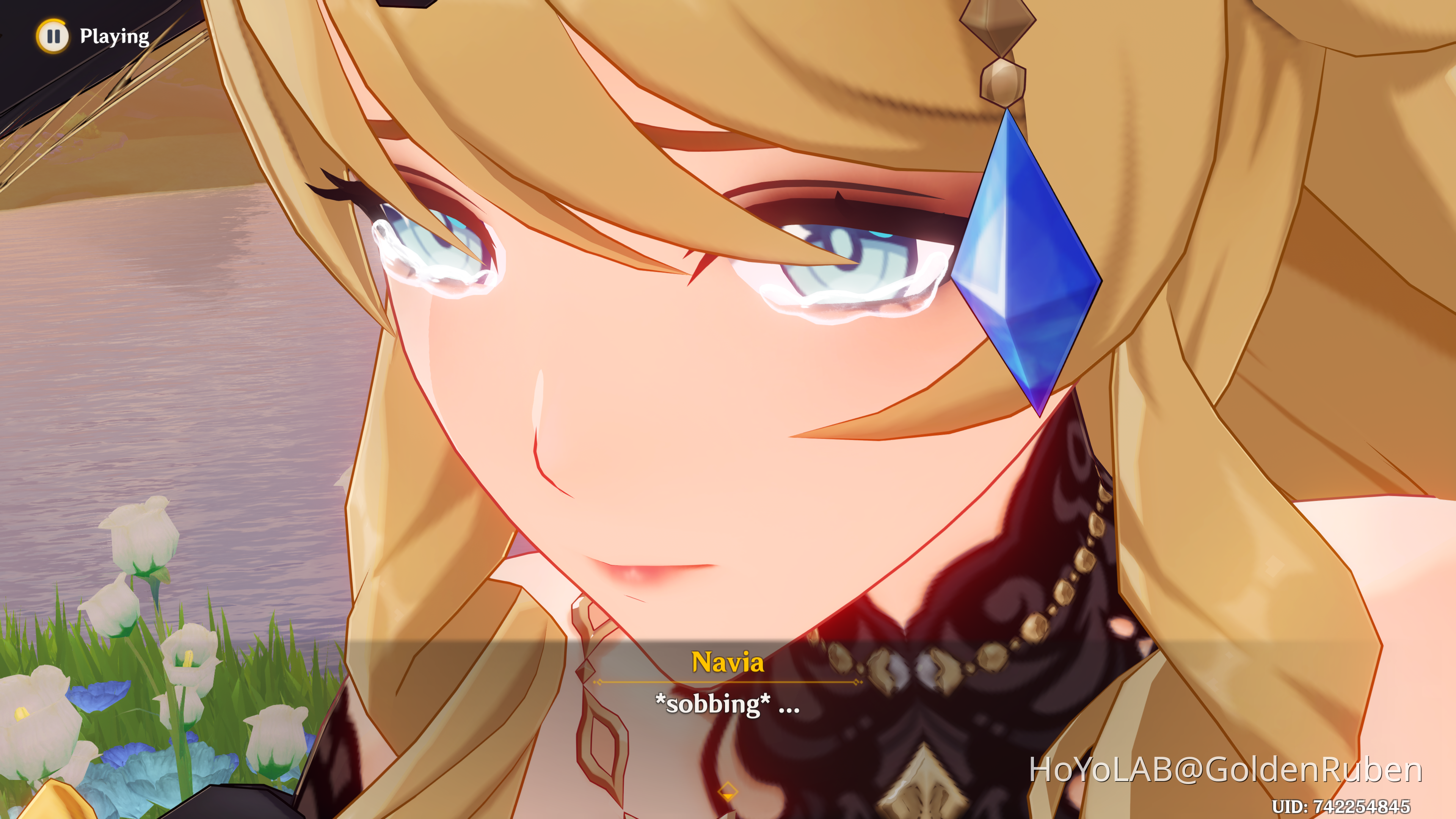 Navia crying Genshin Impact | HoYoLAB