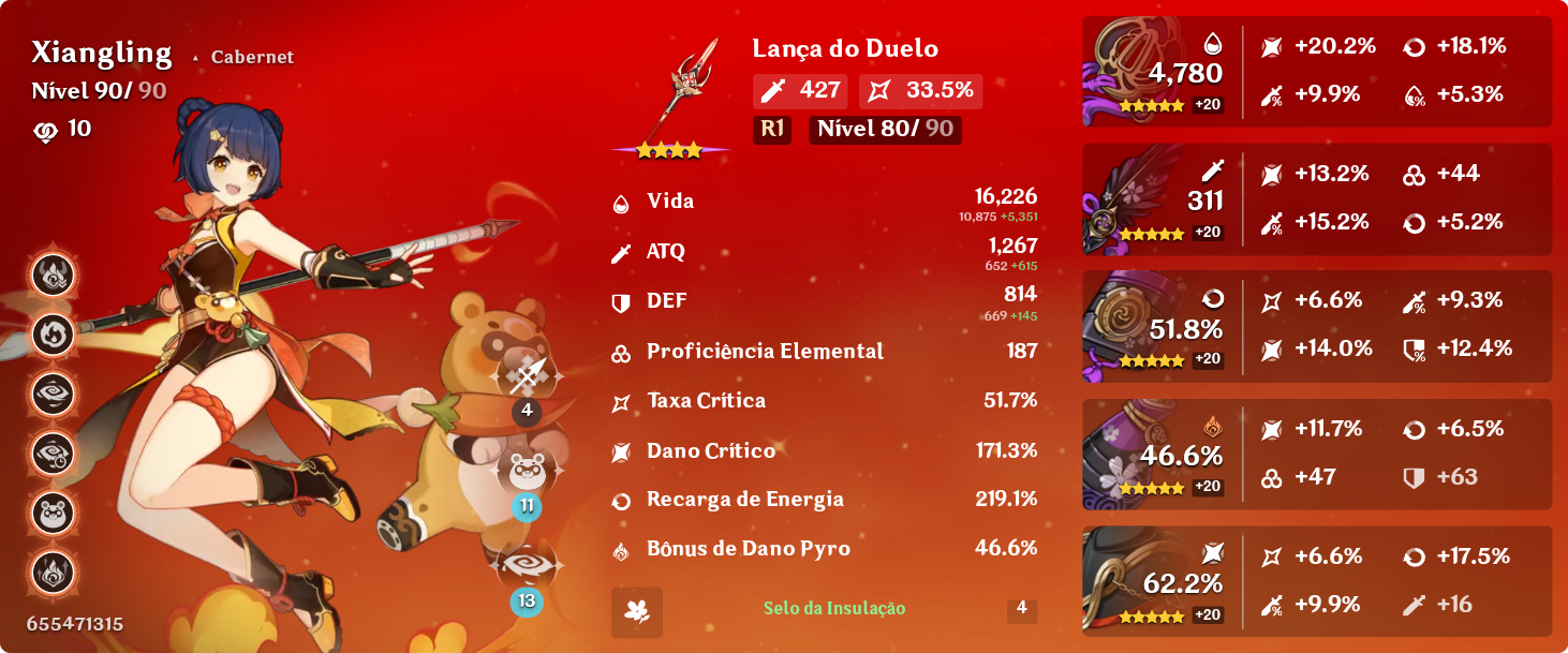 Xiang build Genshin Impact | HoYoLAB