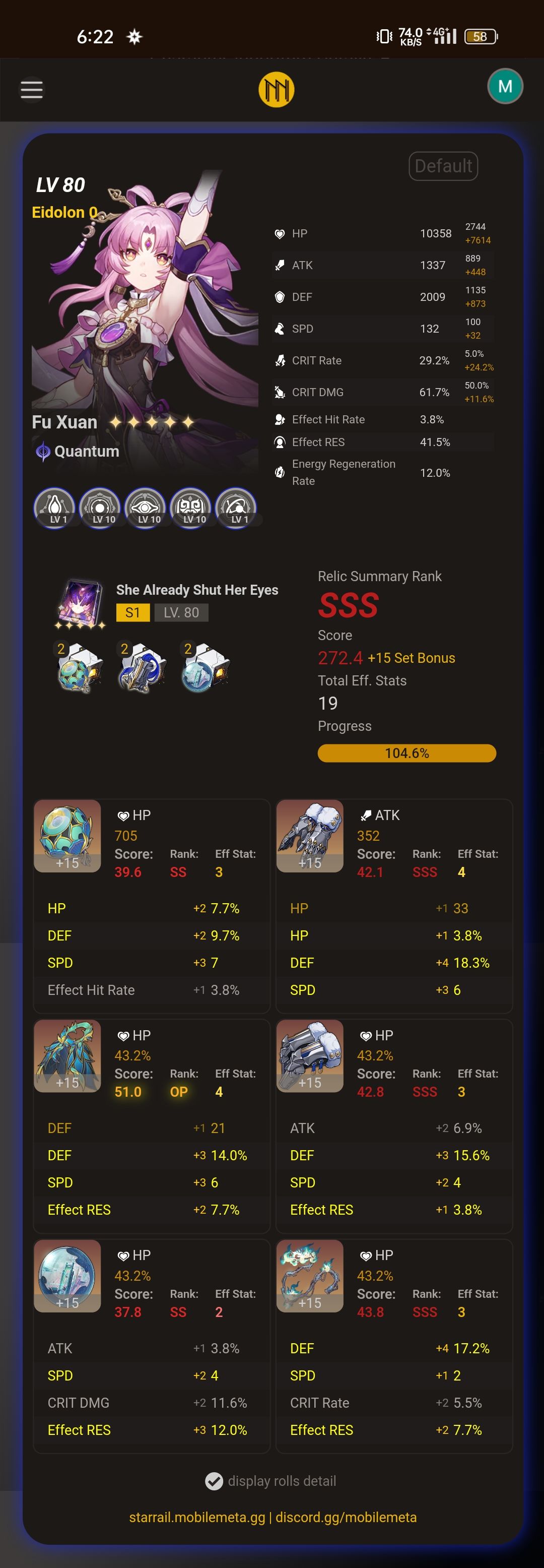 Fu Xuan Build Honkai: Star Rail | HoYoLAB