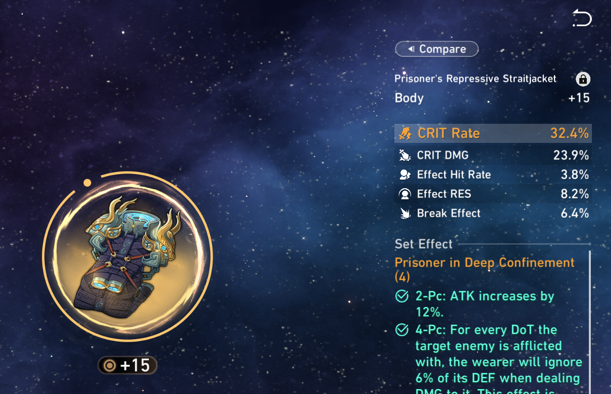 When you get a Crit Rate body you realize you can mix match with a ...