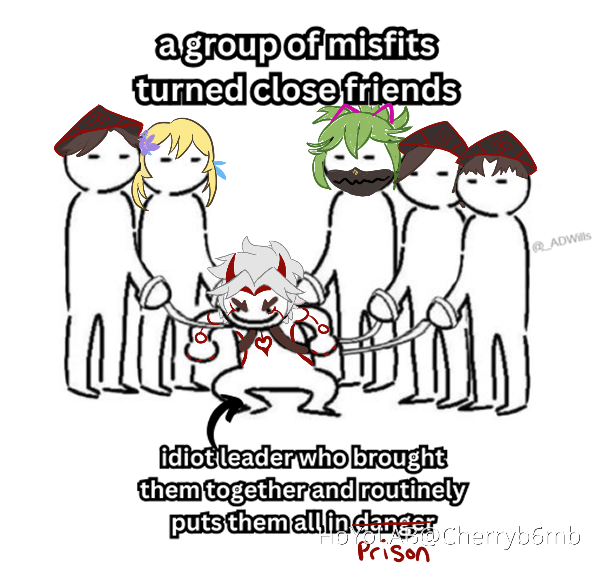 Saw the base meme on Twitter and thought it was an itto reference, so I ...