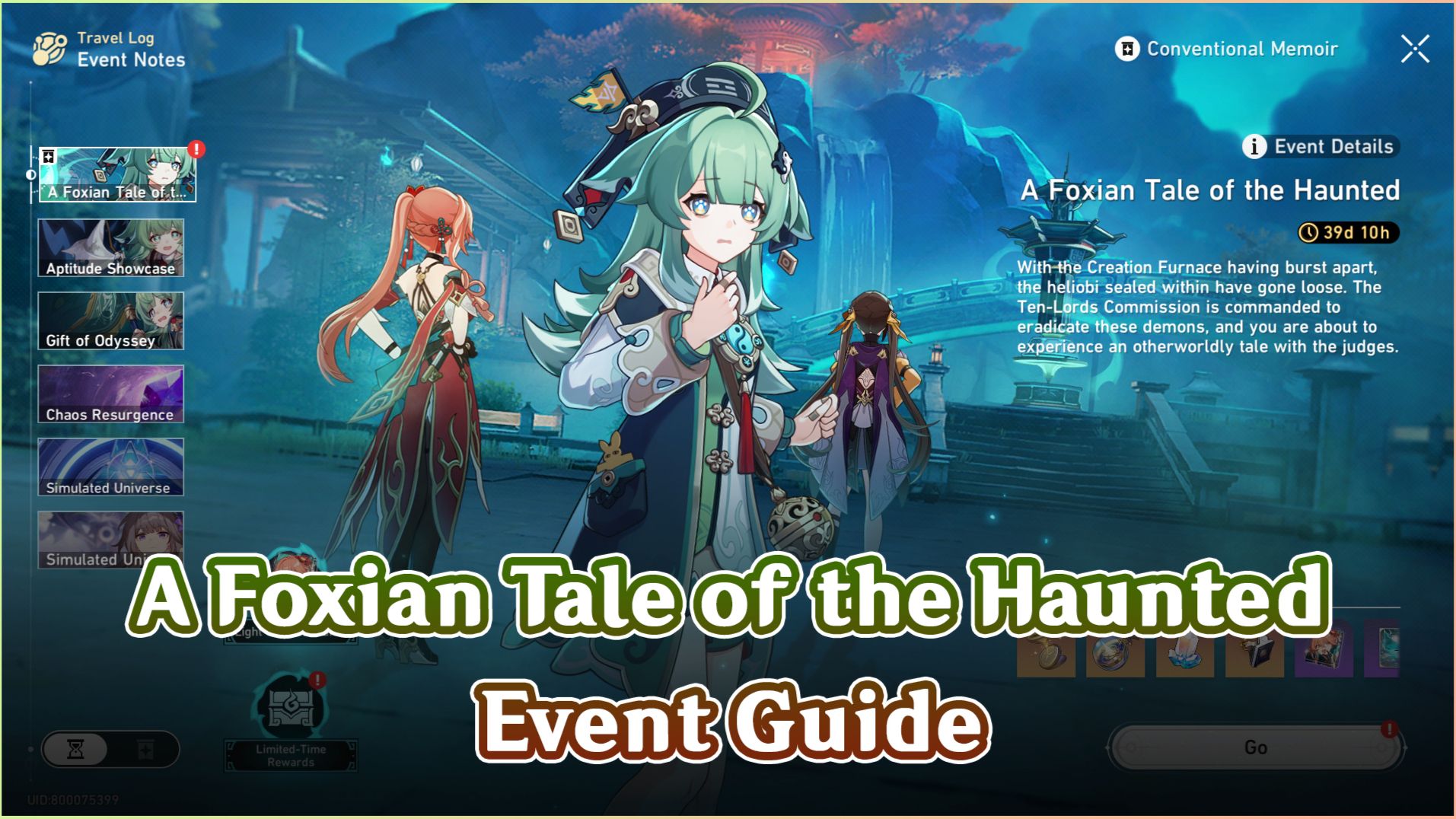 [Star Rail 1.5] A Foxian Tale of the Haunted Event Guide Honkai: Star ...