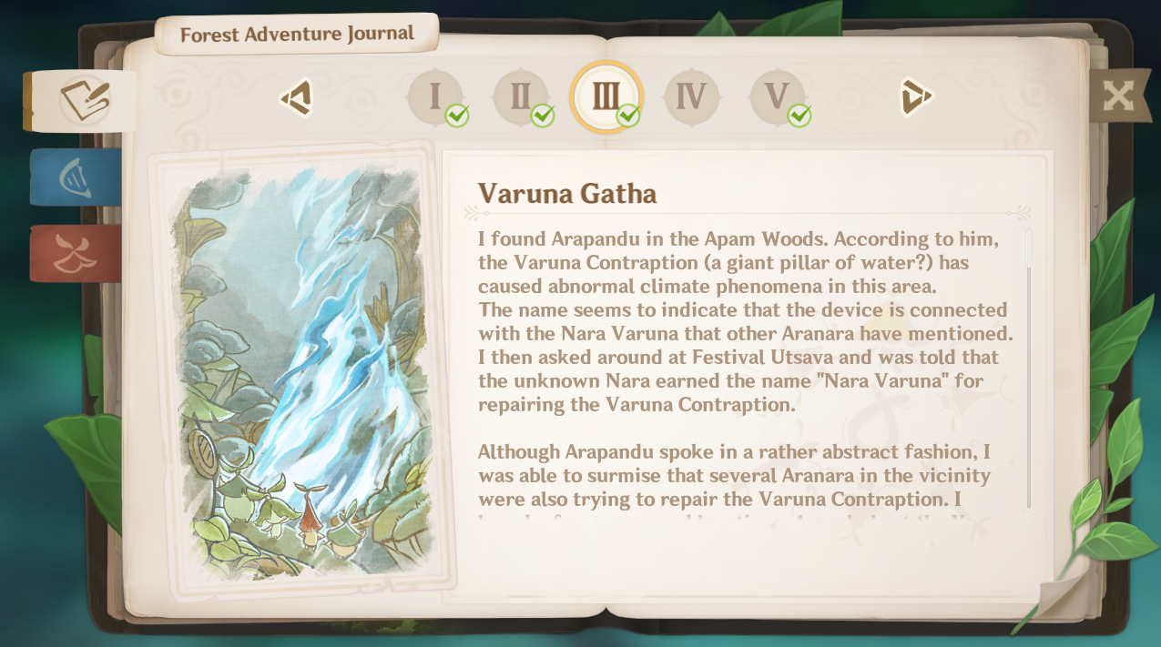 Sumeru Varuna Gatha Quest Genshin Impact | HoYoLAB