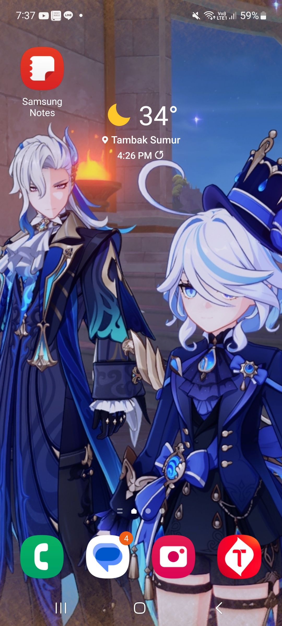 My phone home screen Genshin Impact | HoYoLAB