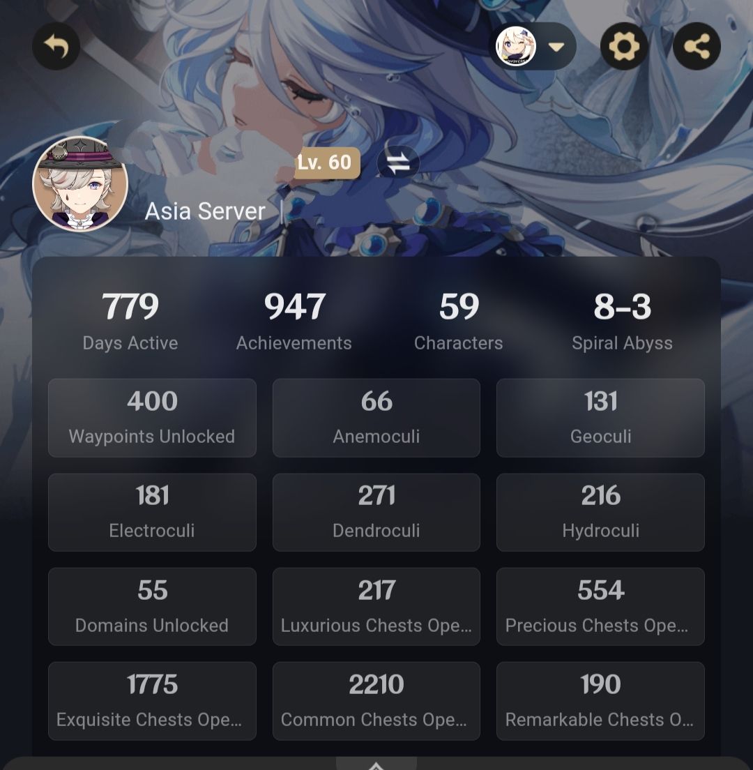 Rate me based on my progress Genshin Impact | HoYoLAB