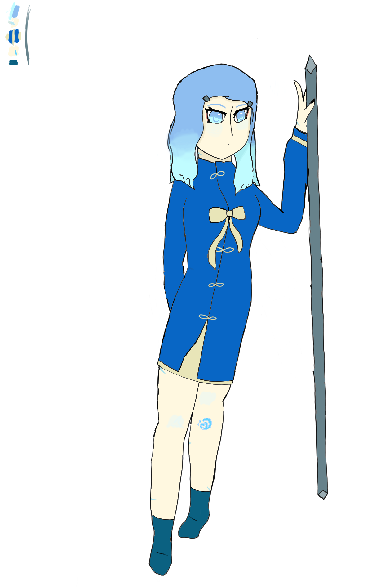 I redrew my Genshin OC Genshin Impact | HoYoLAB