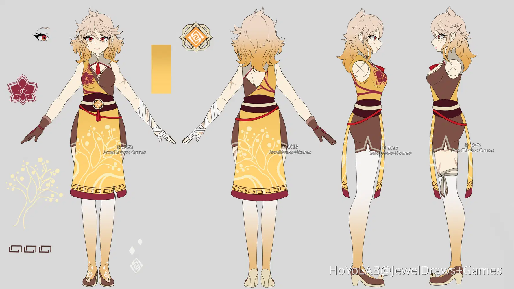 standing reference sheet