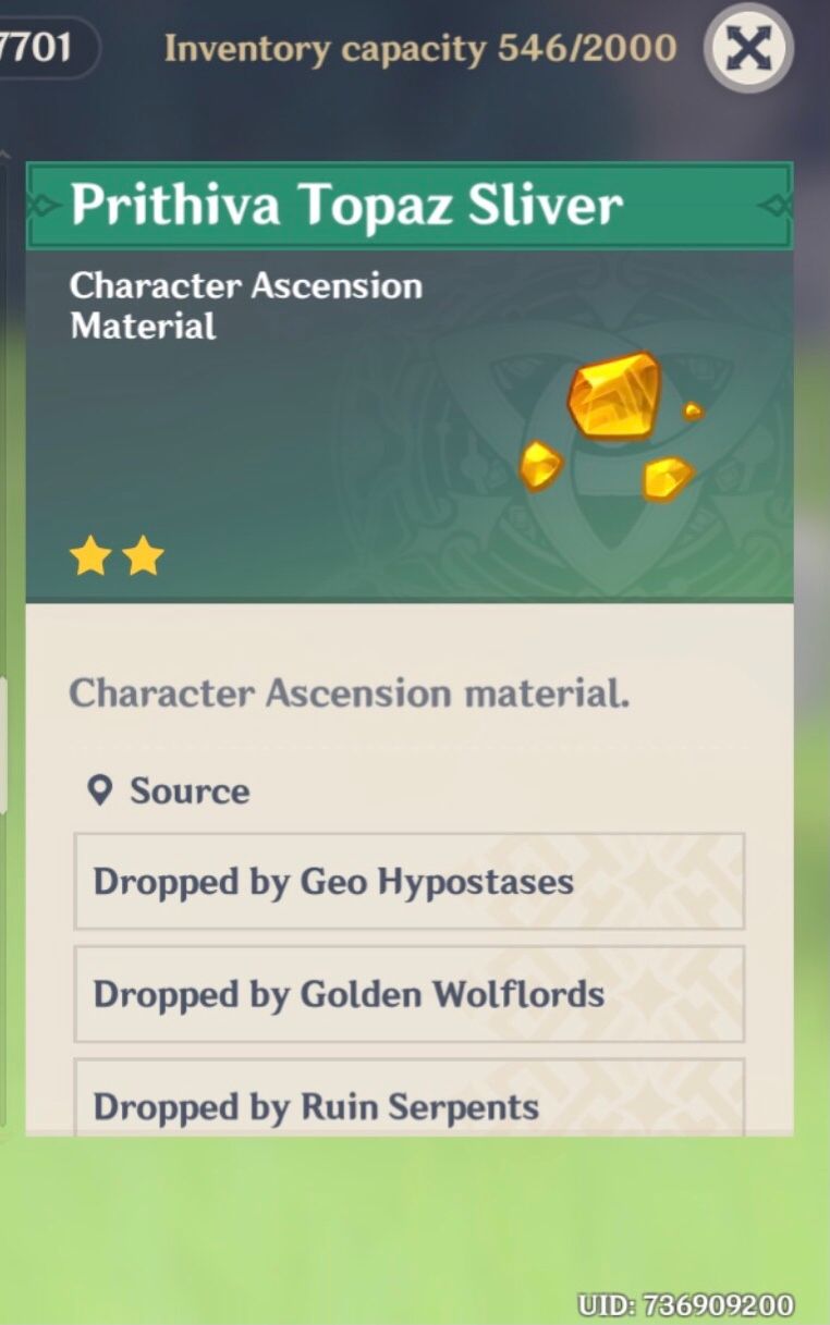 Character Ascension Material Genshin Impact | HoYoLAB