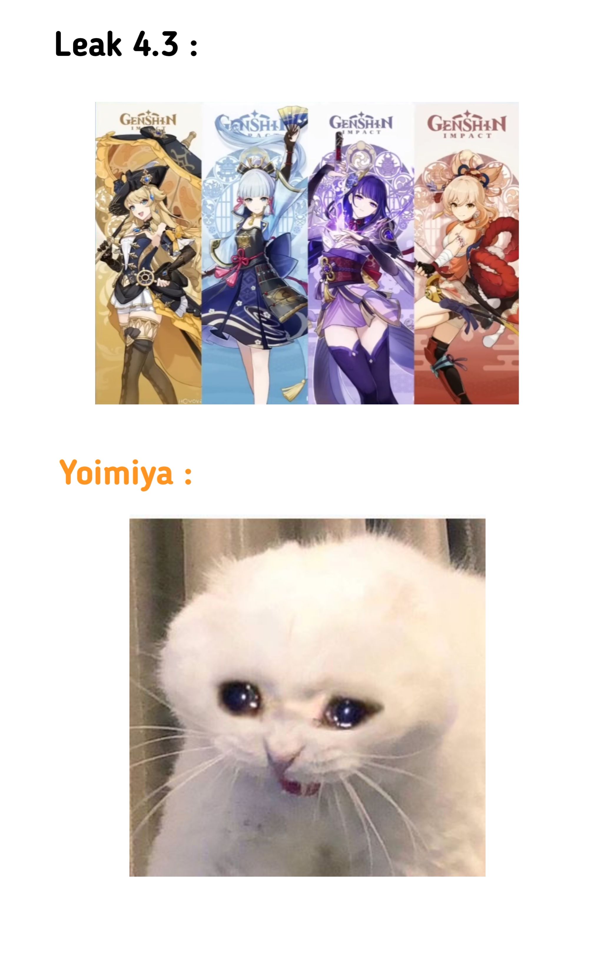 Yoimiya : gw udahh muakkk😖 Genshin Impact | HoYoLAB