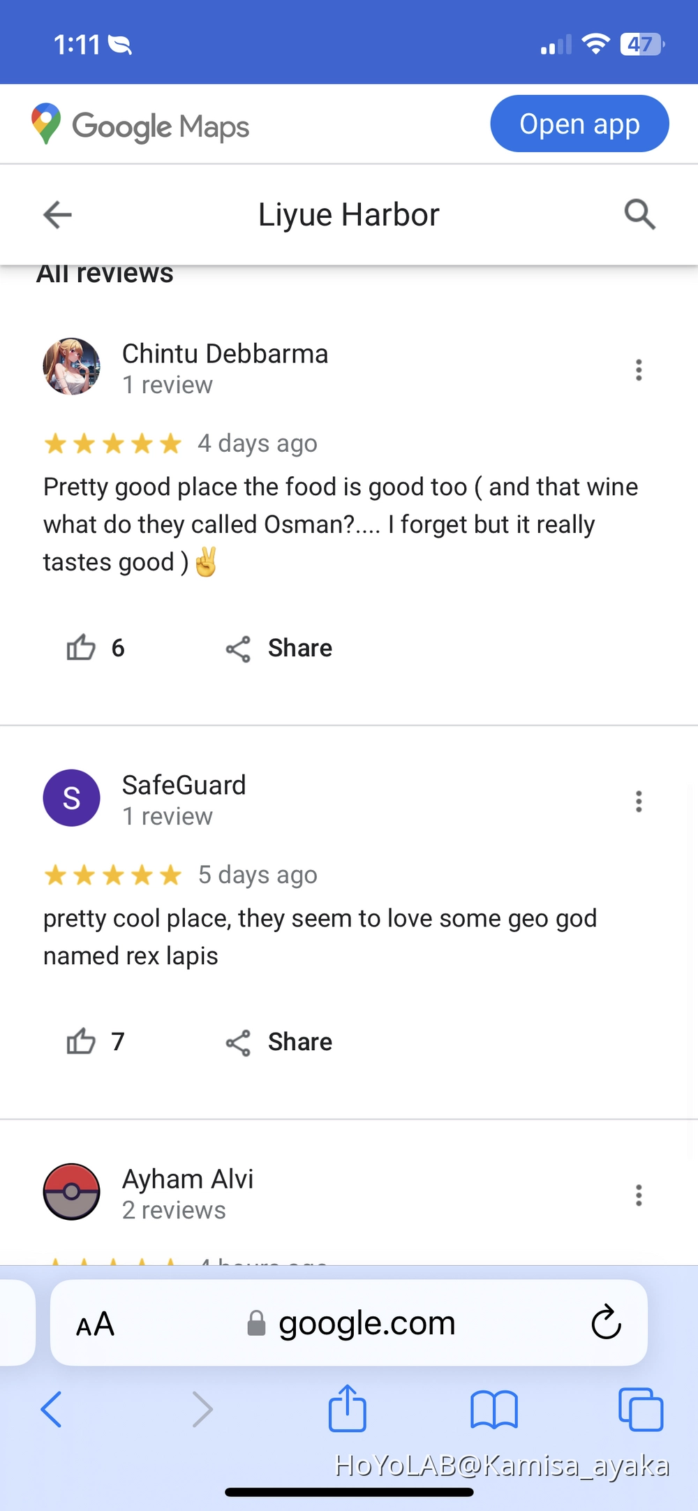 Genshin On Google Maps (Pt .2) Genshin Impact | HoYoLAB