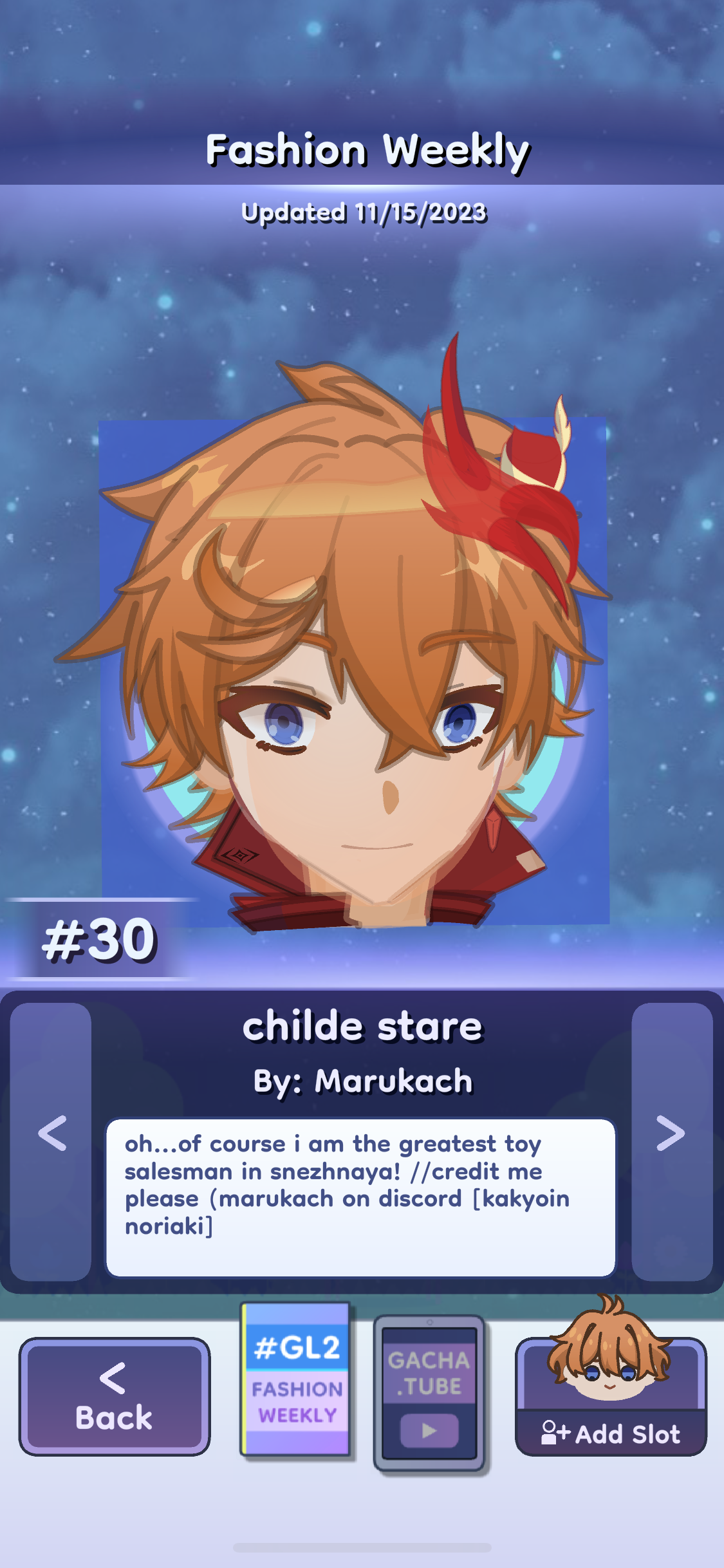 SOMEONE MADE CHILDE ON GL2😭😭 Genshin Impact | HoYoLAB