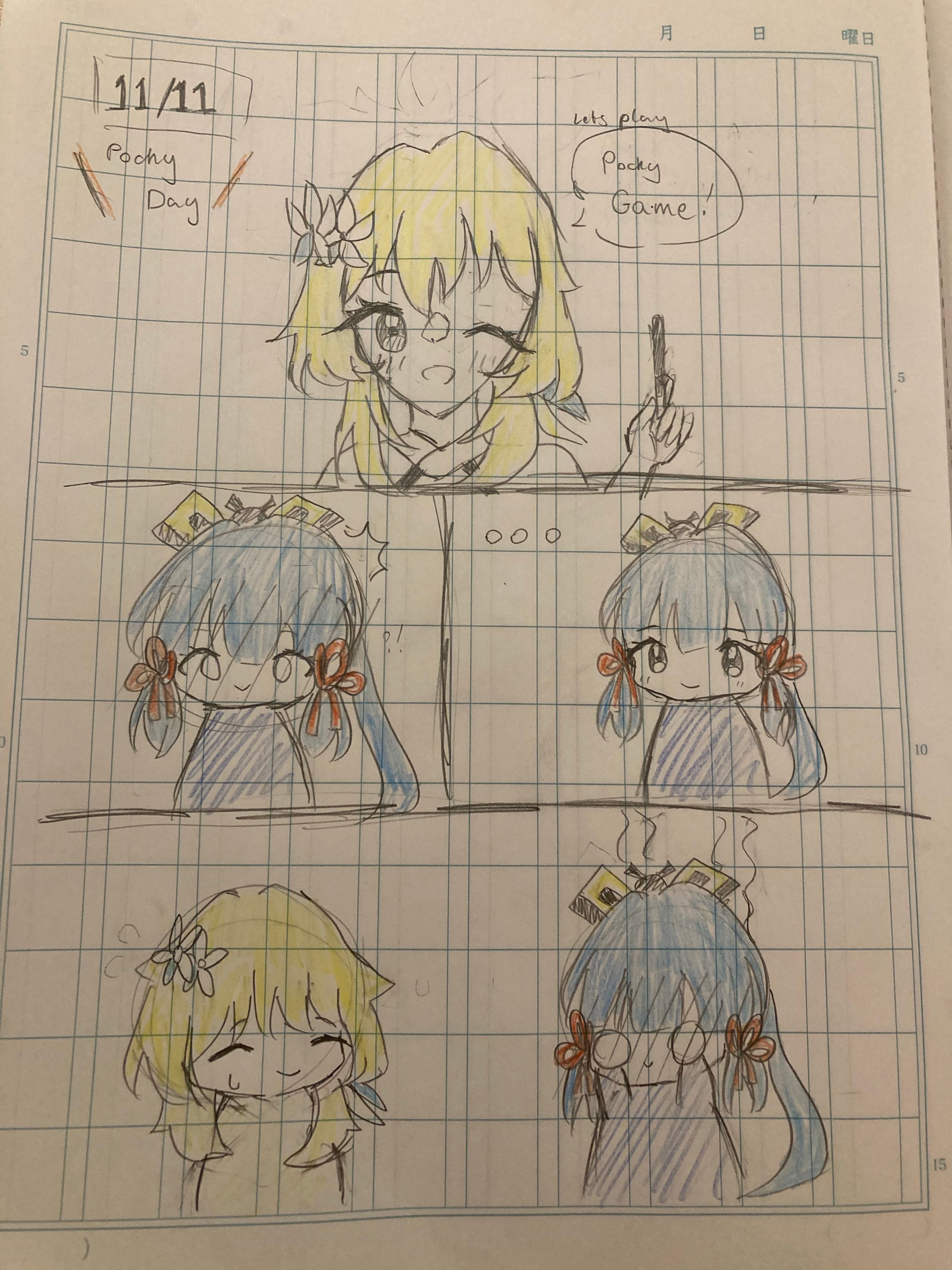 Pocky Game :) Genshin Impact | HoYoLAB