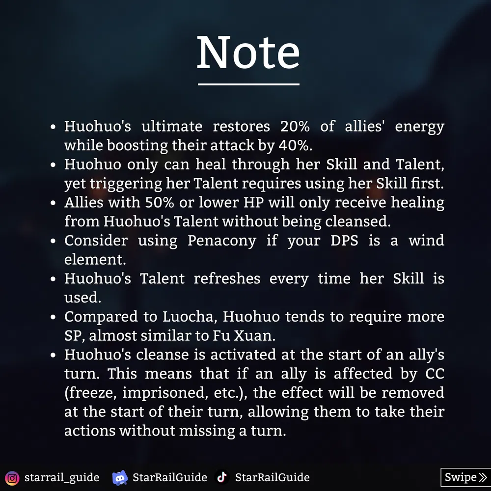 Huohuo Build [Version 1.5] Honkai: Star Rail | HoYoLAB