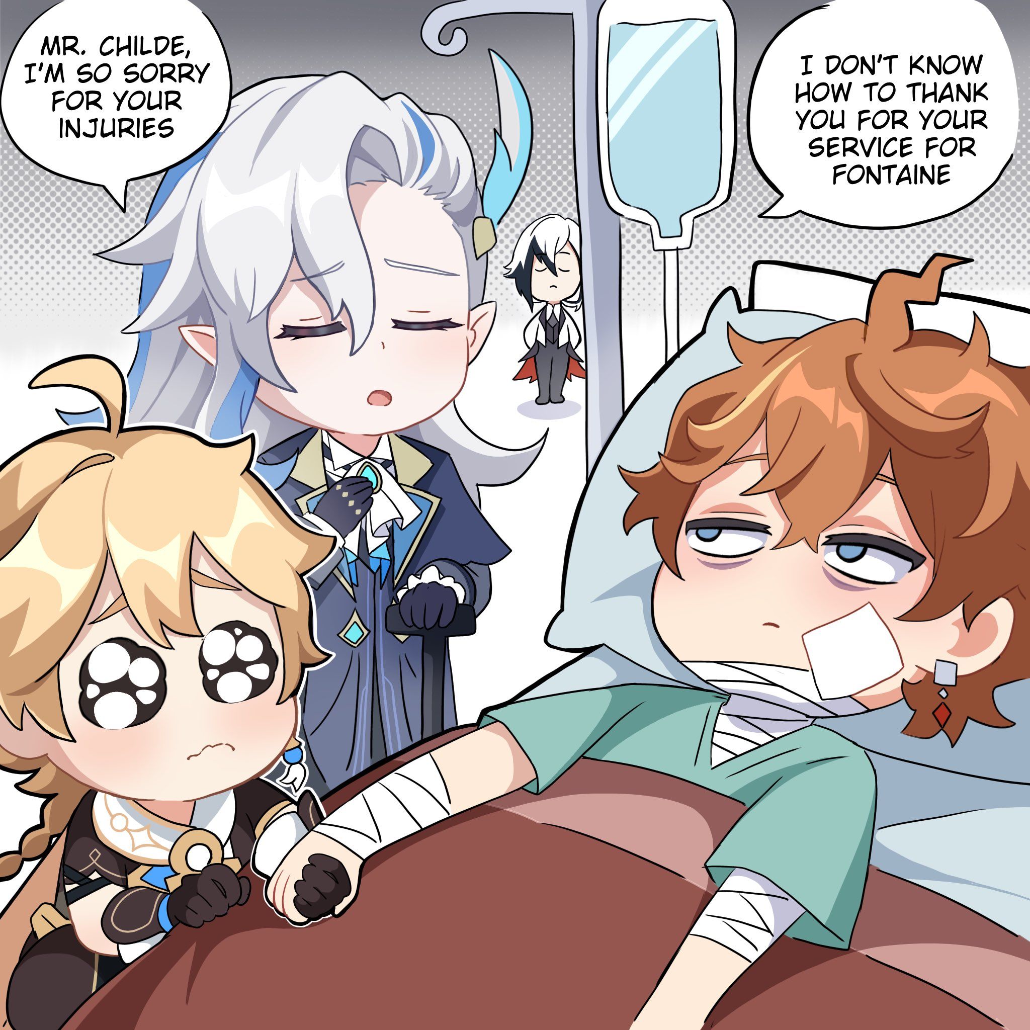 Neuvillette just wanted to comfort him 😂 Genshin Impact | HoYoLAB