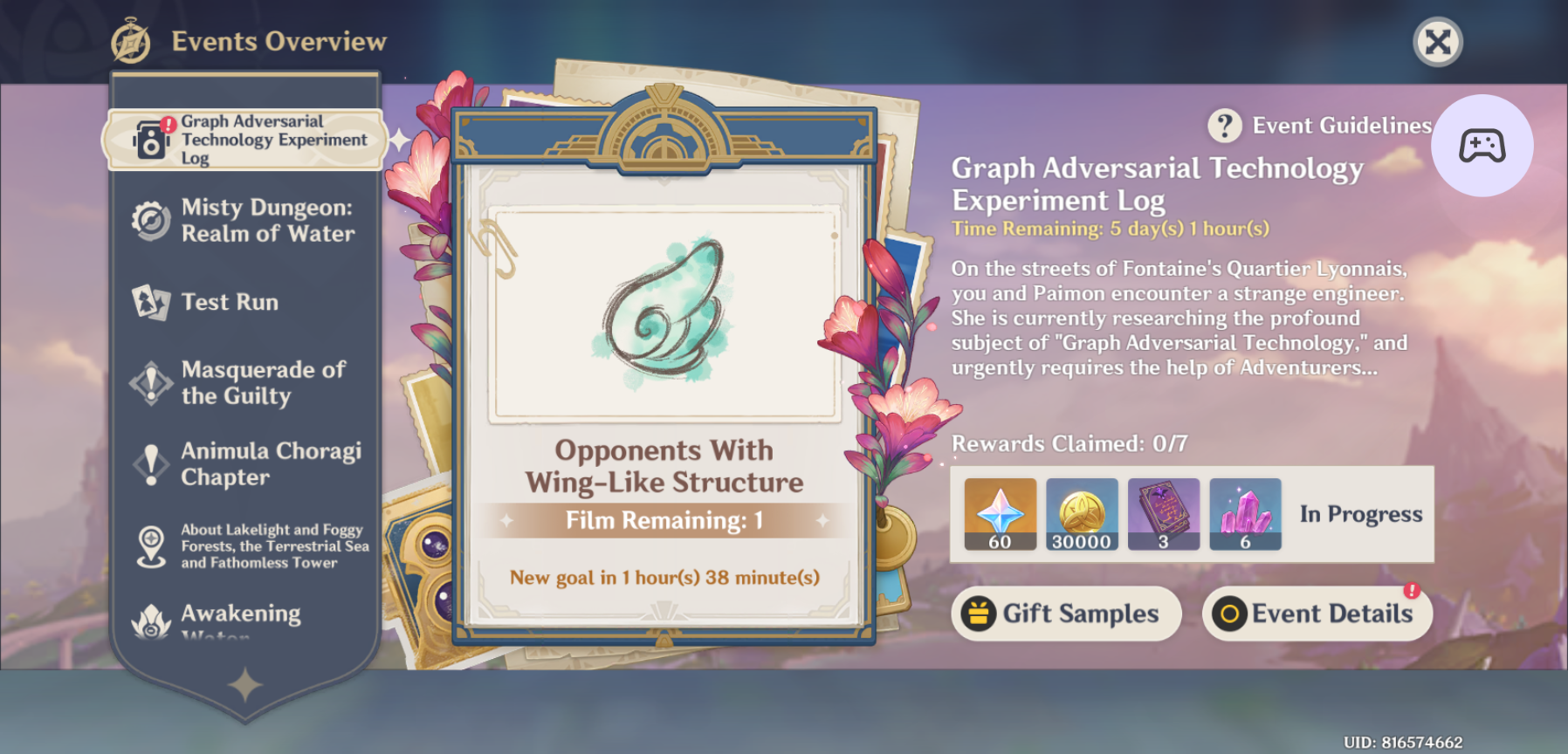 Today's Photo Subject: Opponents With Wing-Like Structure Genshin ...