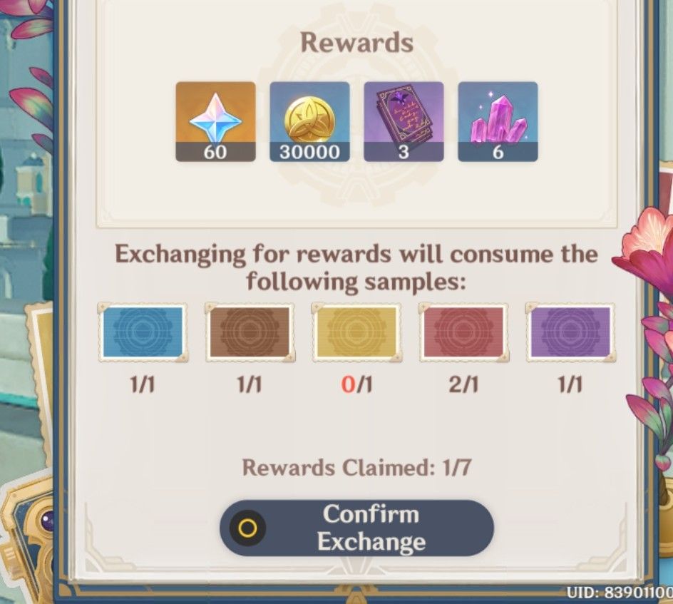 yo anyone got a yellow sample i can give a red one Genshin Impact | HoYoLAB