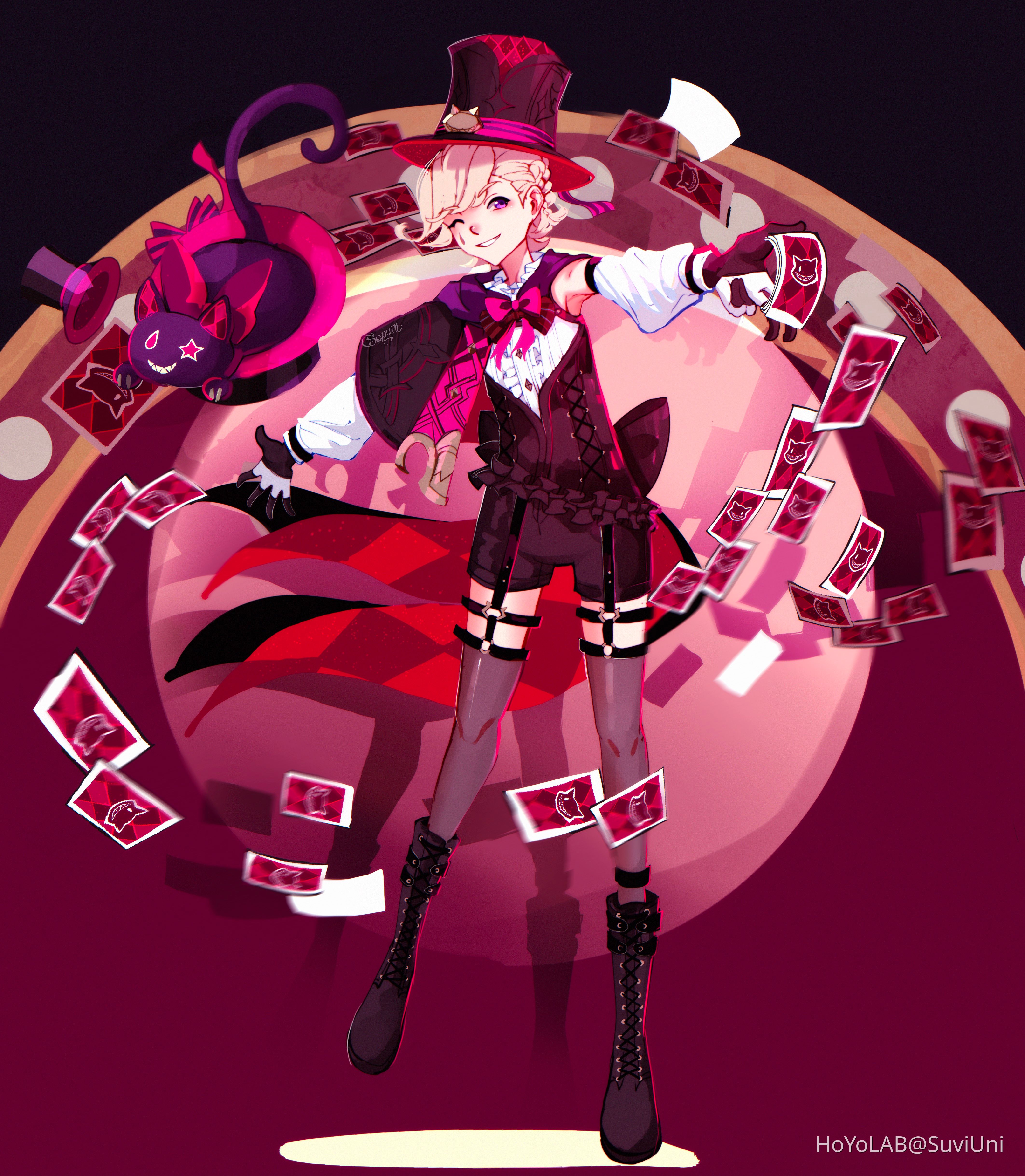 Lyney Fan art Genshin Impact | HoYoLAB