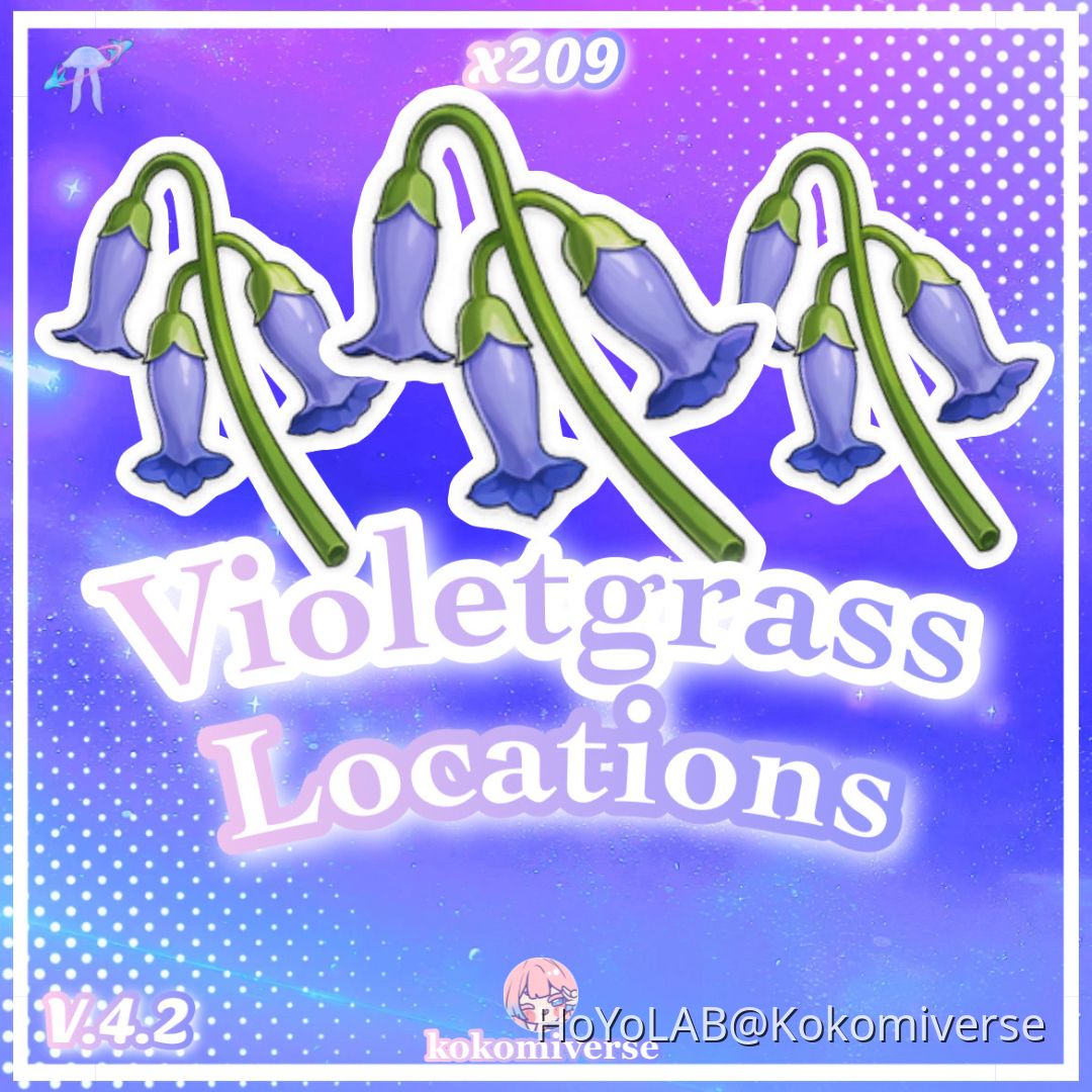 •Violetgrass - Location• Genshin Impact | HoYoLAB