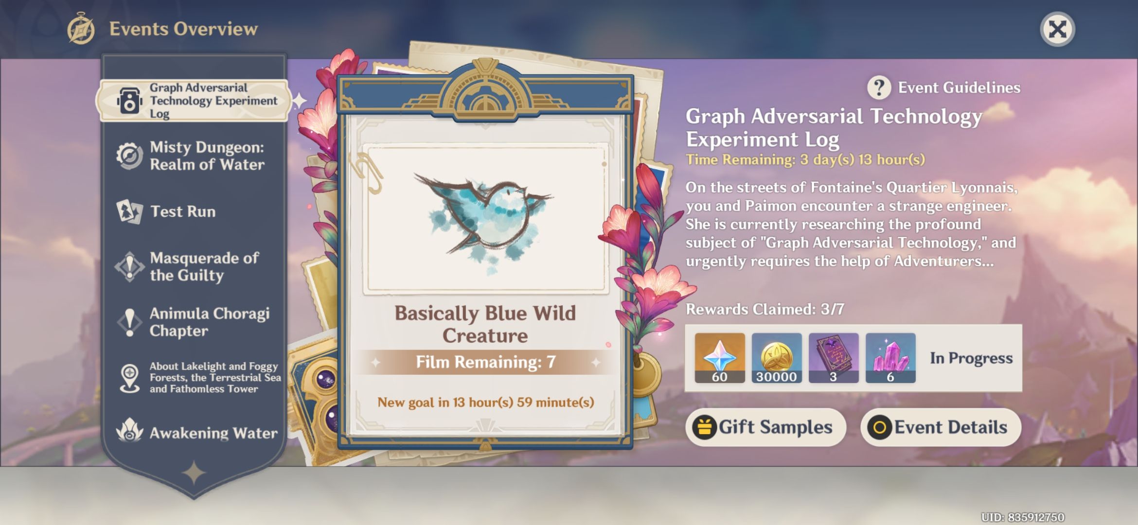 Guide Graph Adversarial Technology Experiment Log Genshin Impact | HoYoLAB