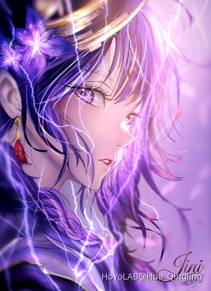 Raiden Fanart Genshin Impact | HoYoLAB