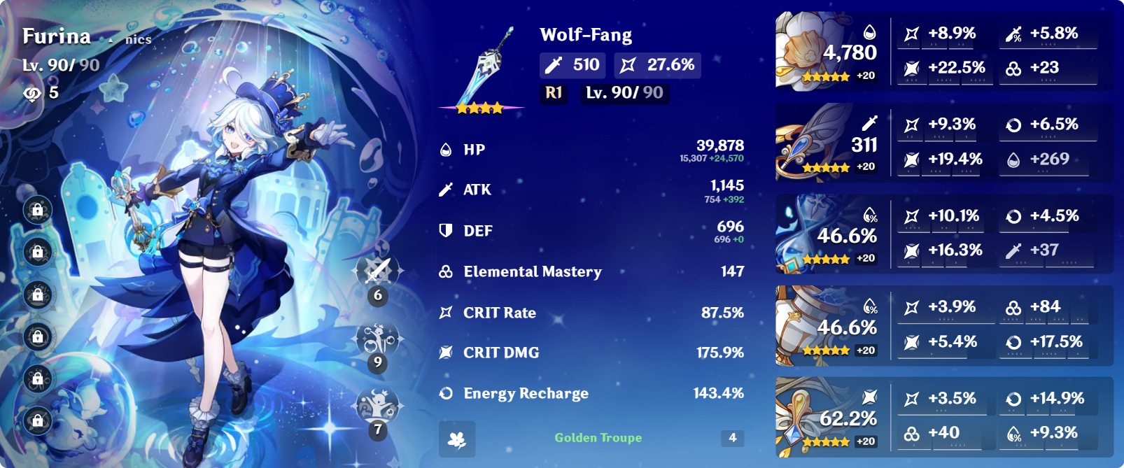 my furina builds! Genshin Impact | HoYoLAB