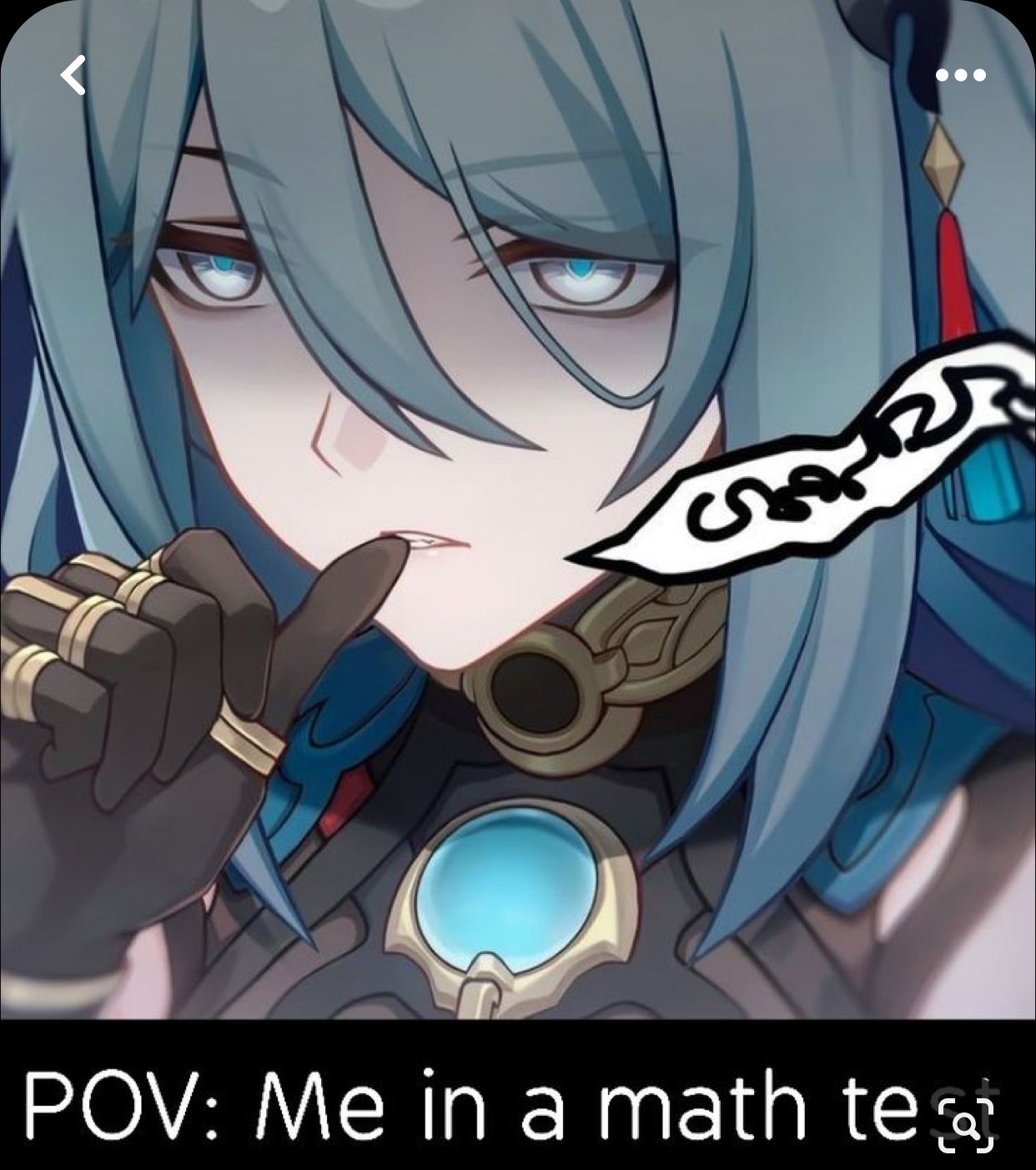 Me in a math test Honkai: Star Rail | HoYoLAB
