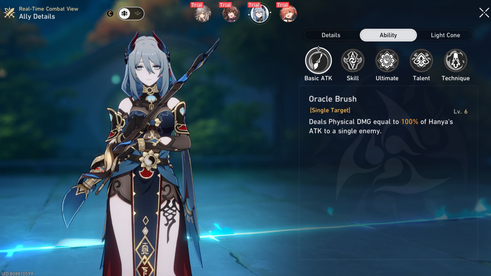 Hanya's ability showcase Honkai: Star Rail | HoYoLAB