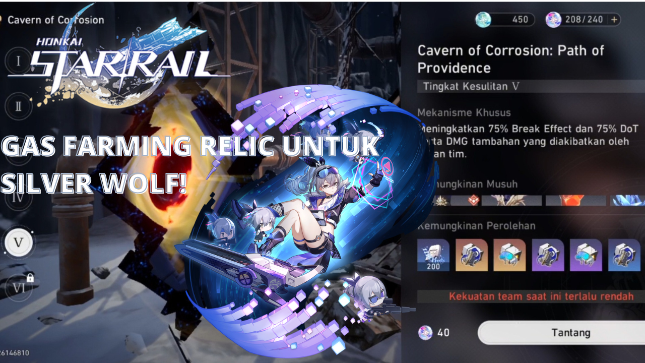 Farming Relic Buat Silverwolf Honkai: Star Rail | HoYoLAB