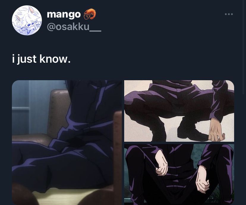 my one and only gojo