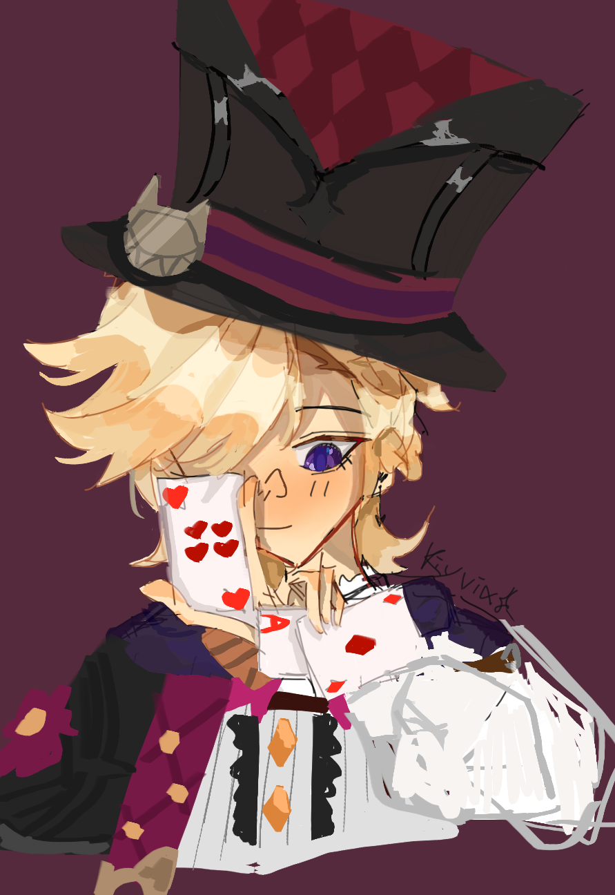 lyney doodle Genshin Impact | HoYoLAB